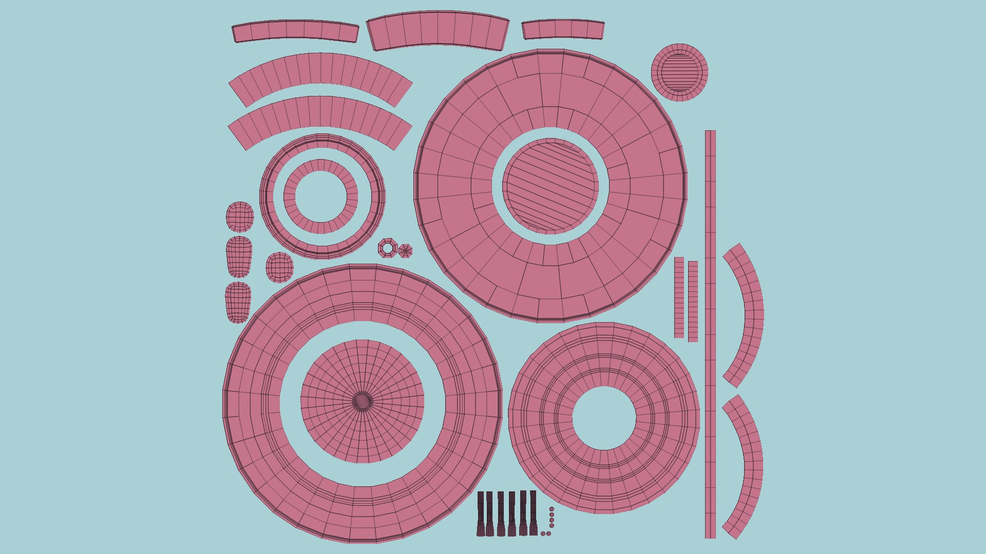 3D Alien Spaceship UFO B02 Aluminum - Sci Fi Spacecraft Design Model ...