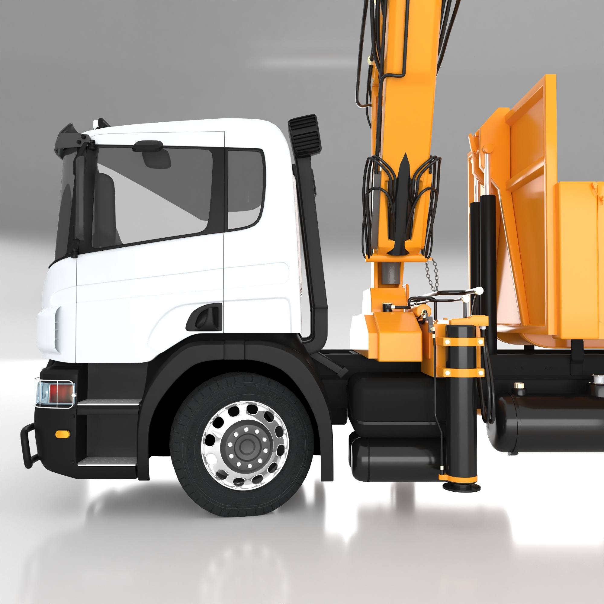 Crane Truck 3D model - TurboSquid 1730862