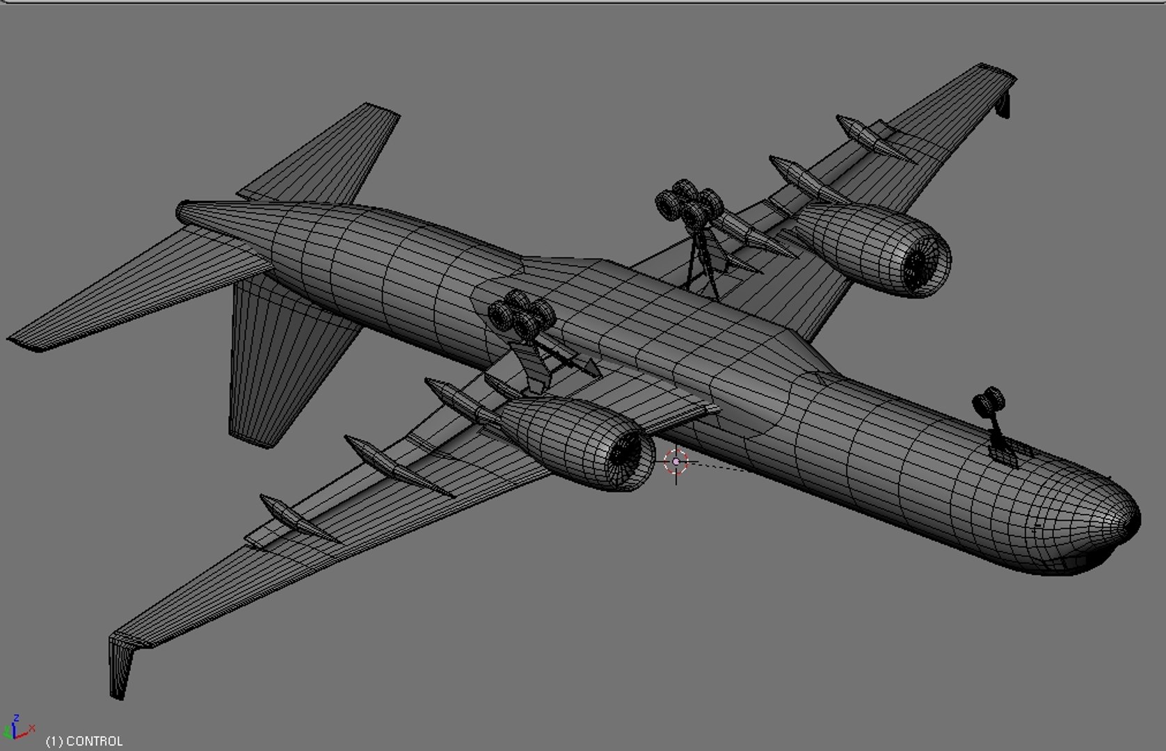 3dsmax Boeing 757-200 American Airlines