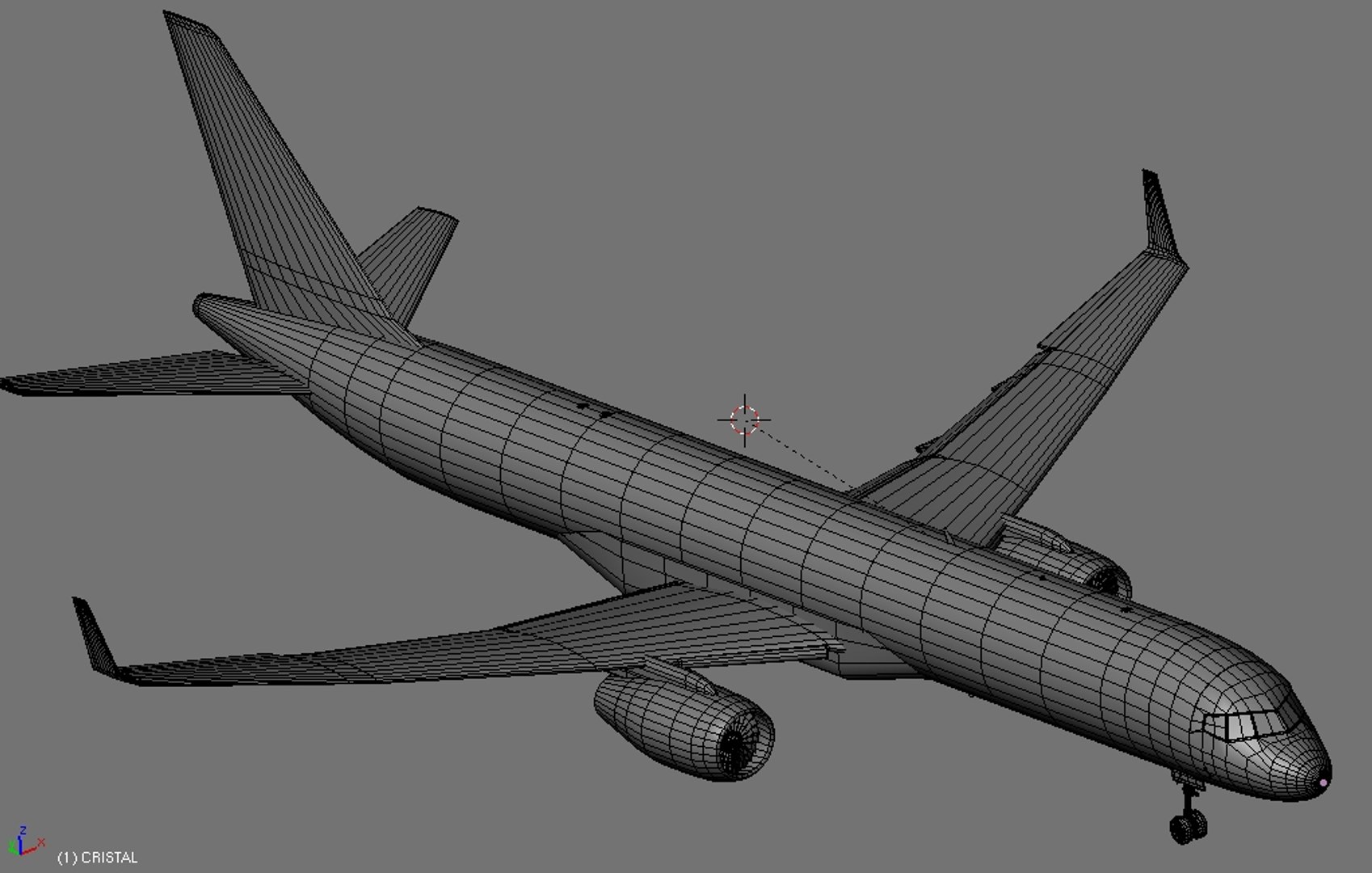 3dsmax Boeing 757-200 American Airlines