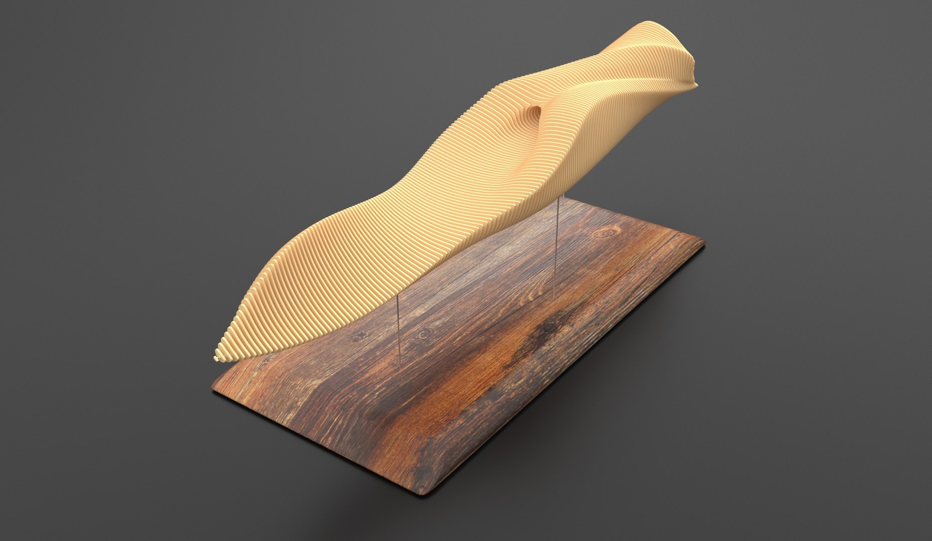 Wood Design Modern 3D Model - TurboSquid 1251656