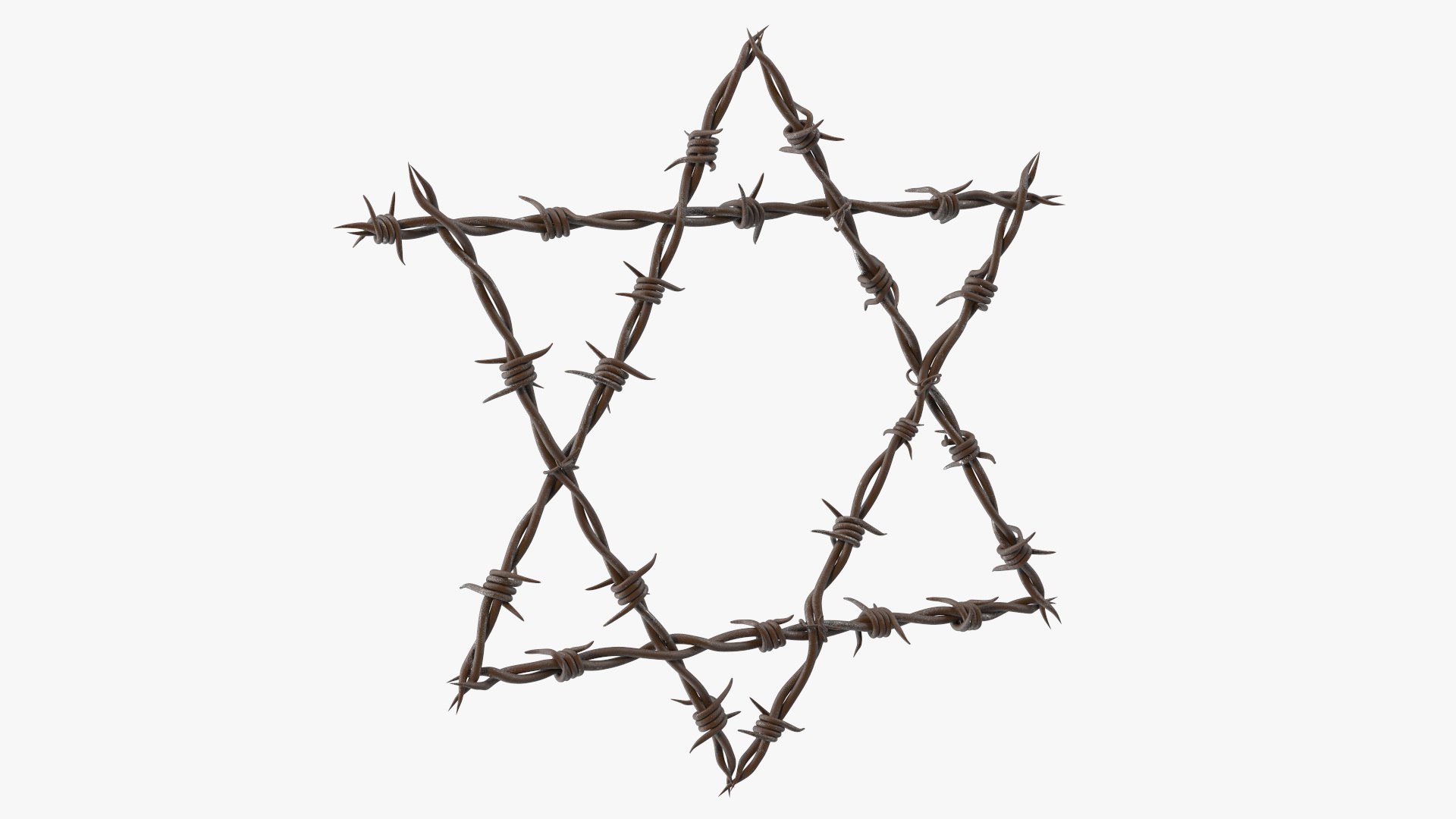 Jewish Star Barbed Wire