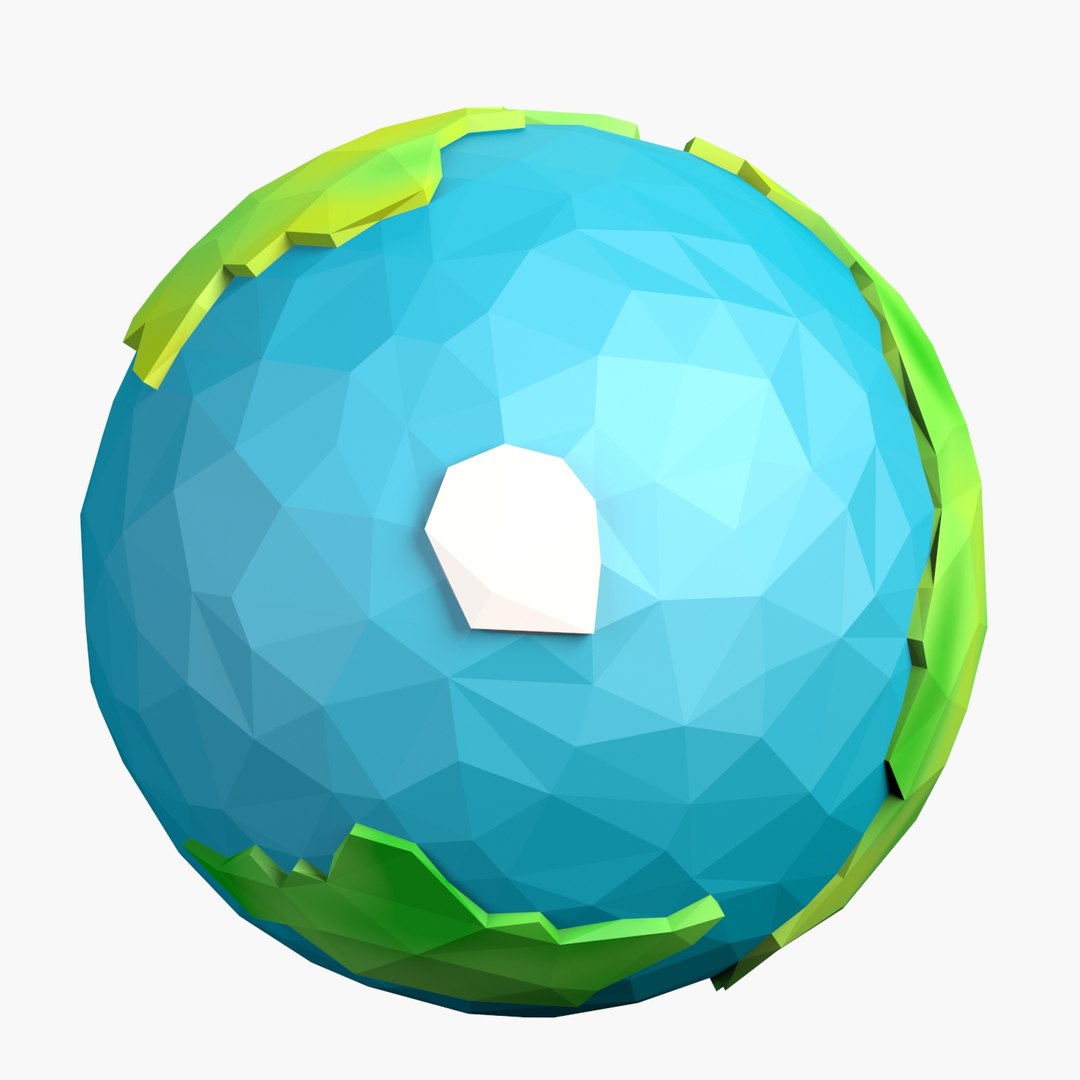 Fantasy Cartoon Planet 3d Model
