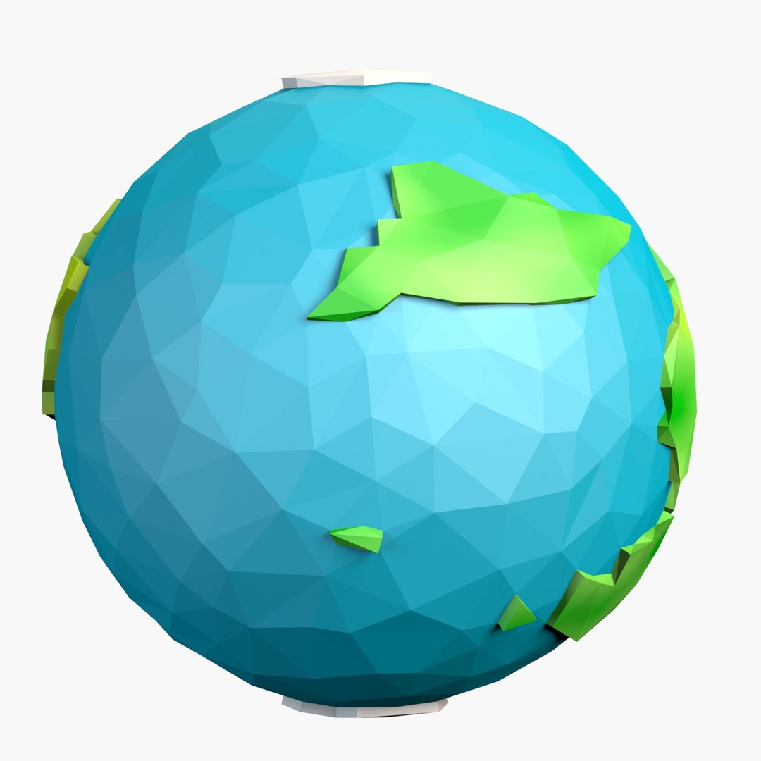 Fantasy Cartoon Planet 3d Model