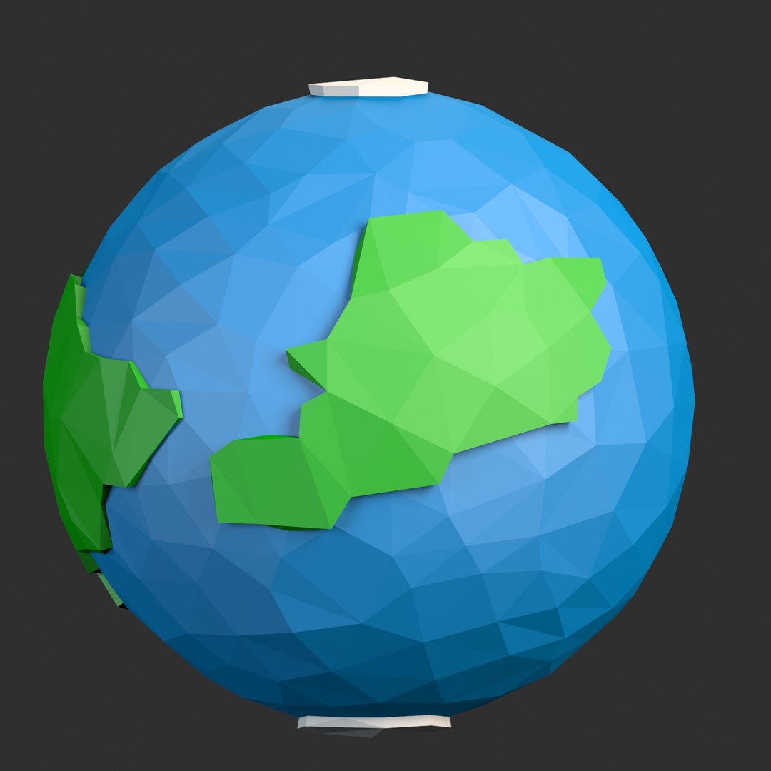 Fantasy Cartoon Planet 3d Model