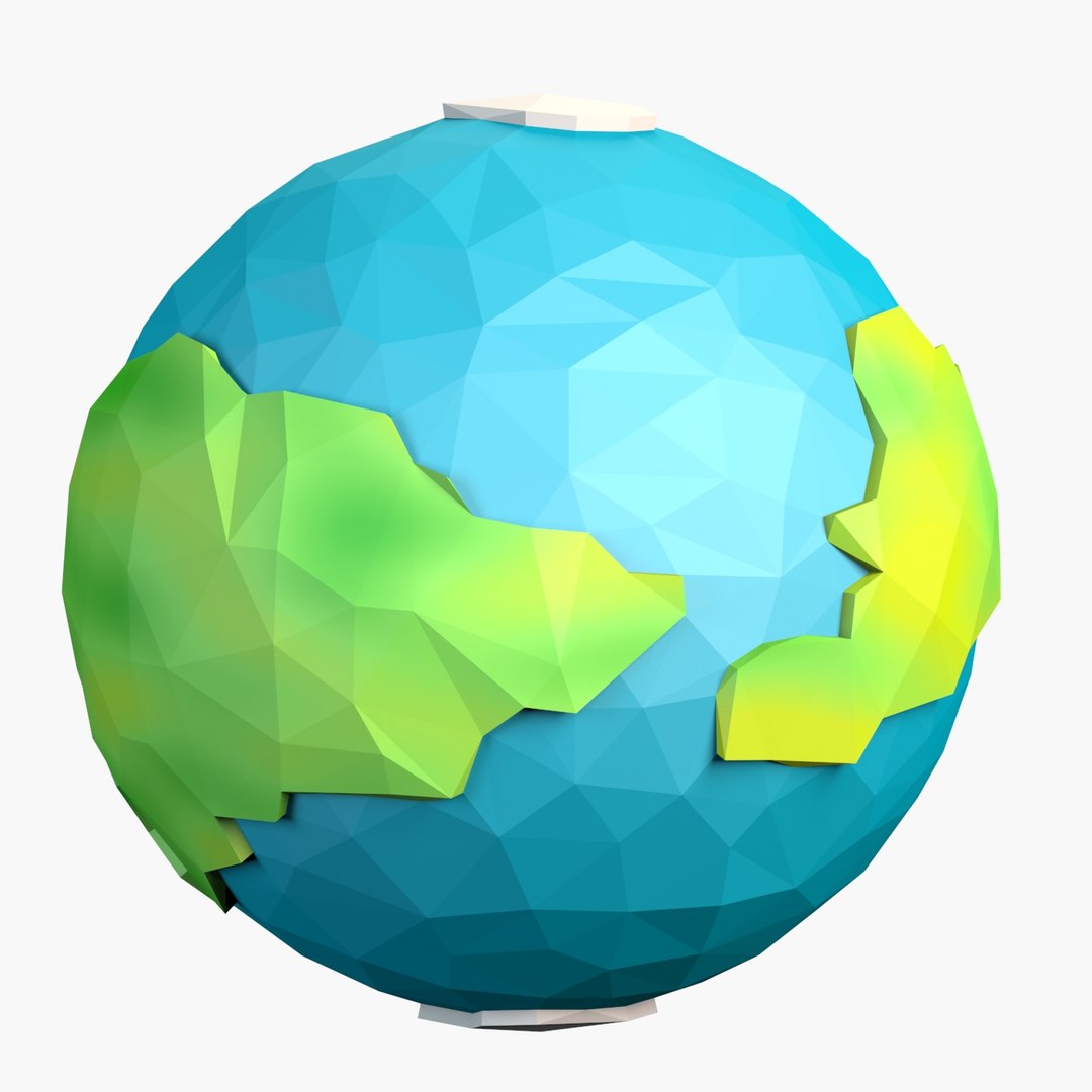 Fantasy Cartoon Planet 3d Model