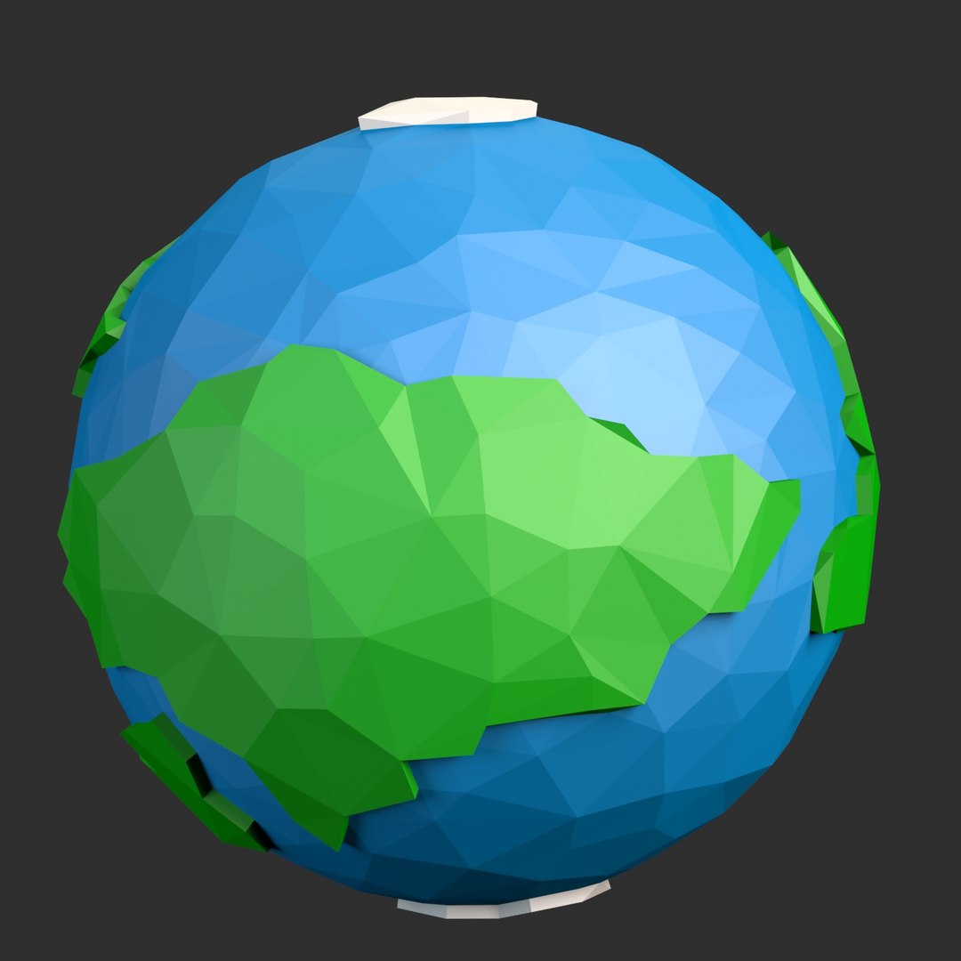 Fantasy Cartoon Planet 3d Model