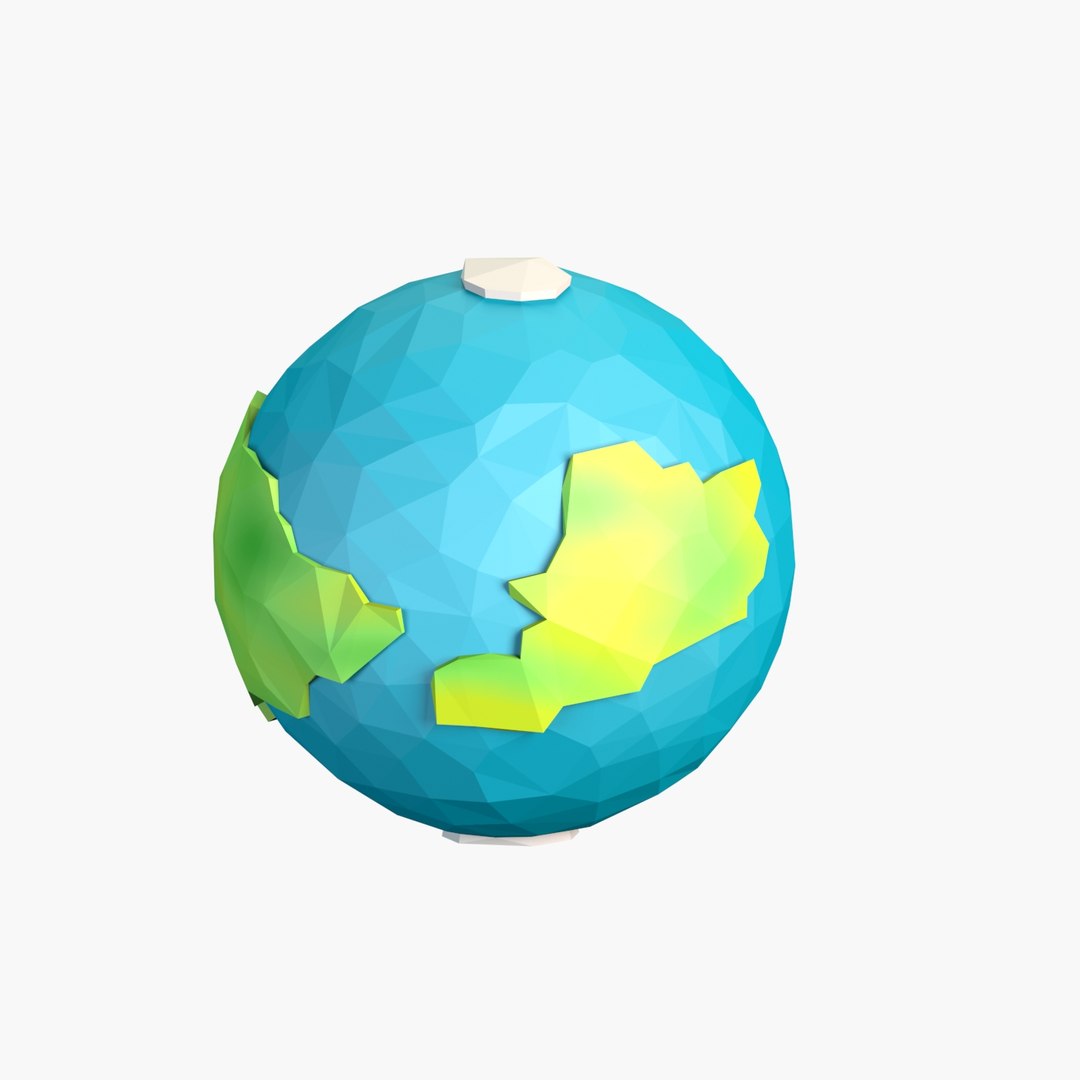 Fantasy Cartoon Planet 3d Model