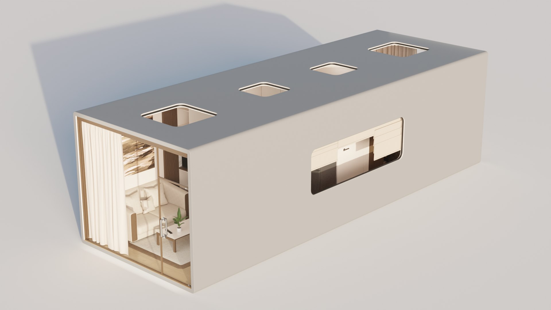 Compact Home 3D Model - TurboSquid 2224124