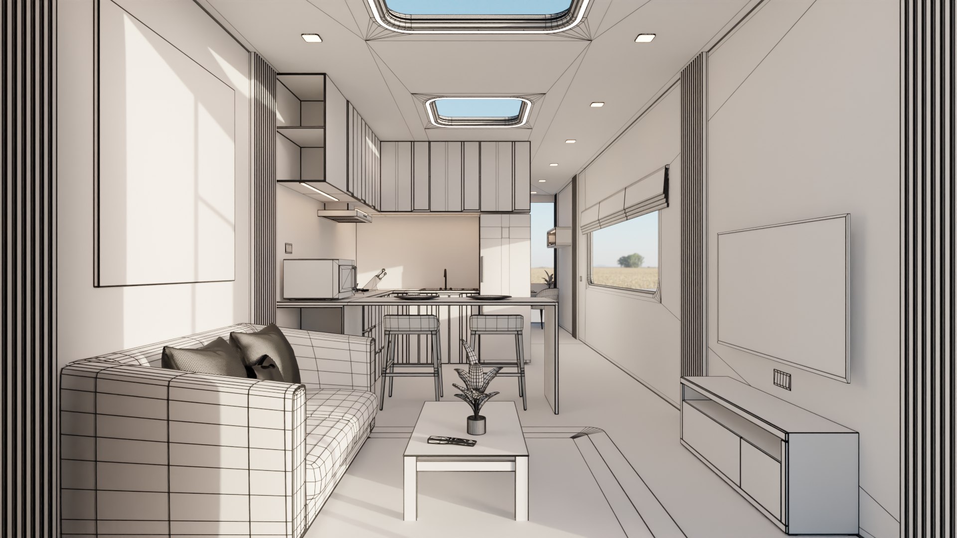 Compact Home 3D Model - TurboSquid 2224124