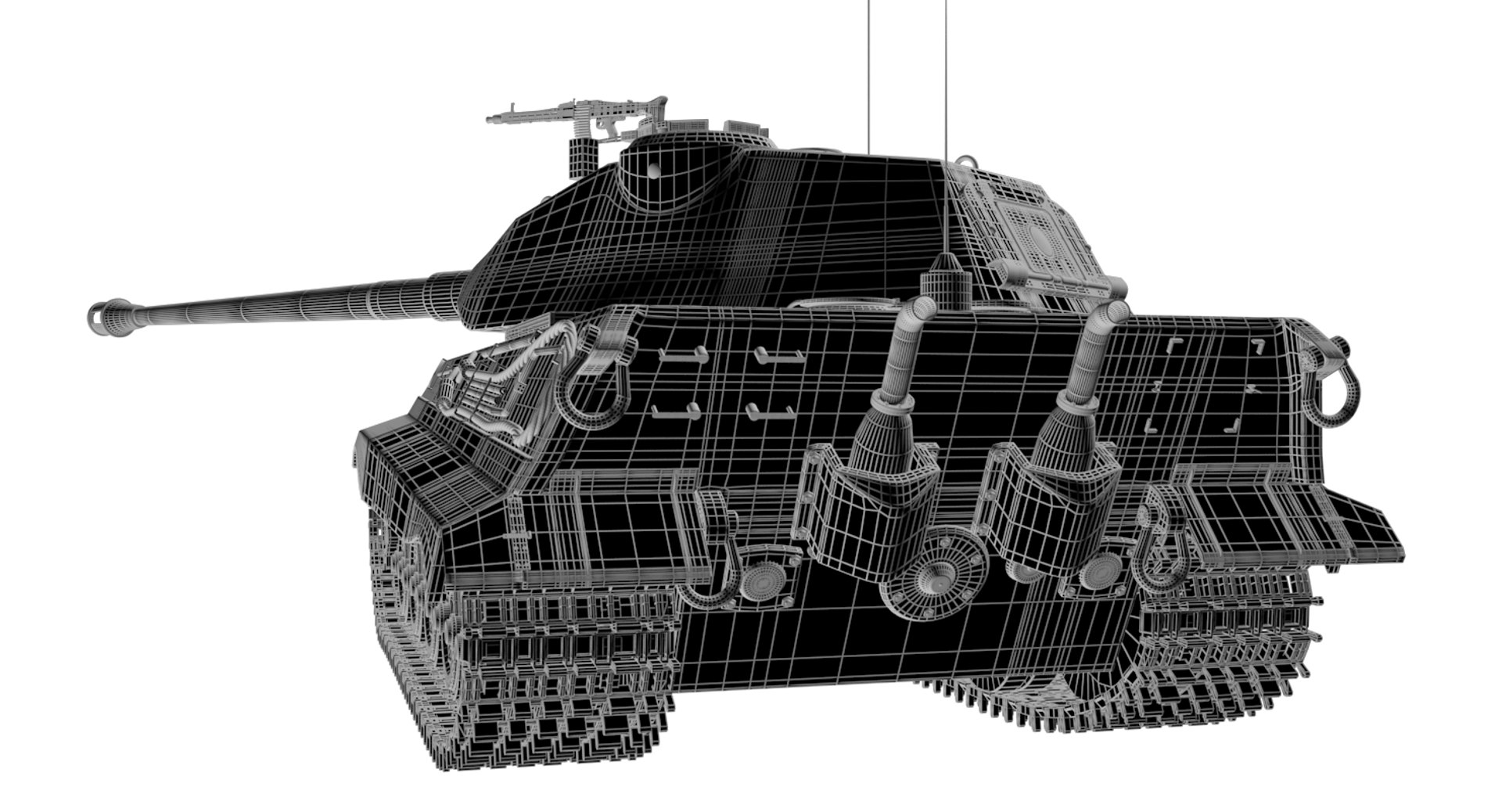 3D King Tiger - Model - TurboSquid 1301995