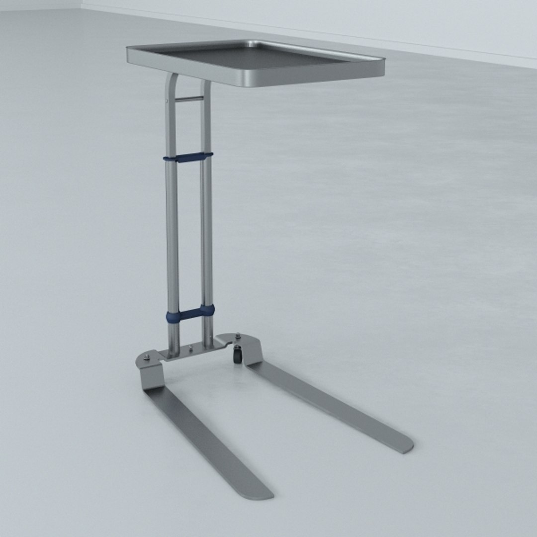 3D Foot Operated Mayo Stand - TurboSquid 1222764