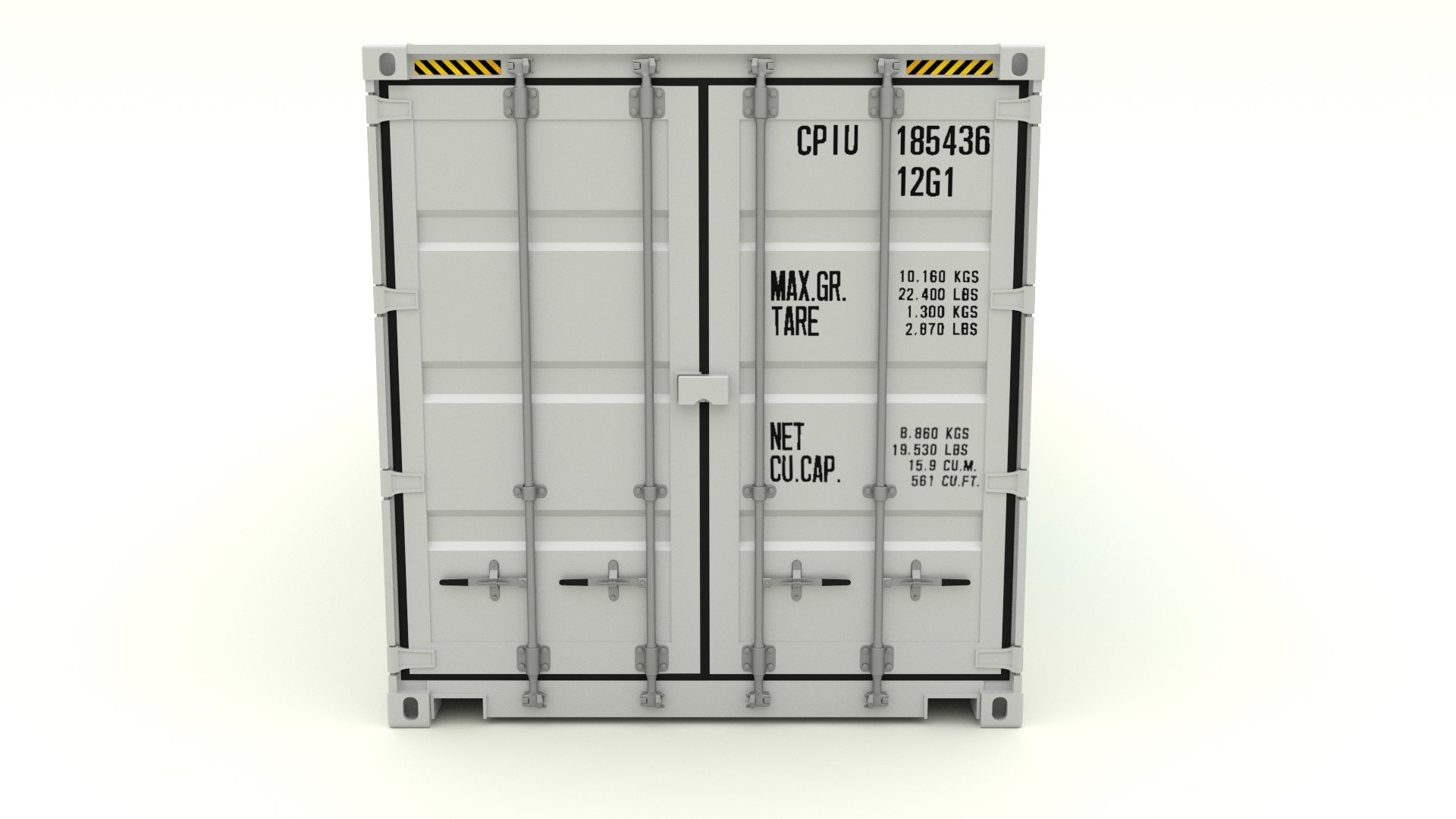 Shipping Container Obj