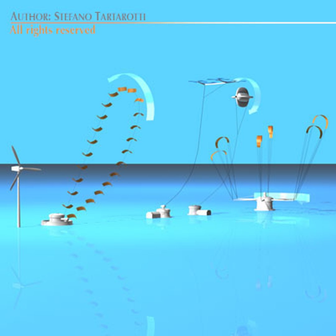 Wind Turbines 3d Dxf