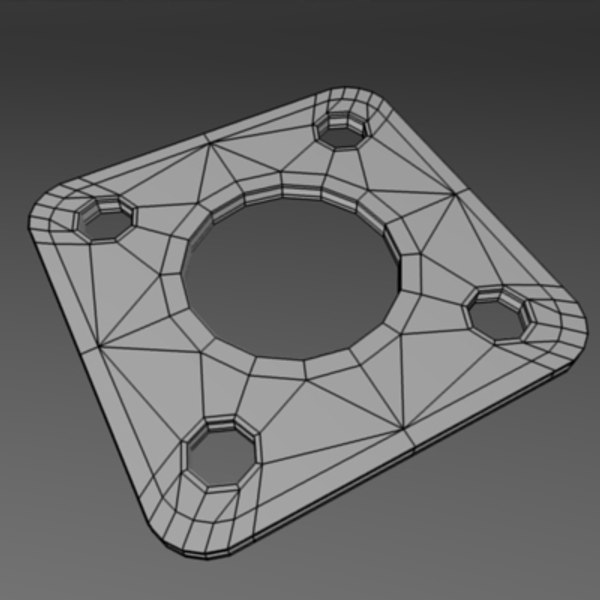 metal component 3d model
