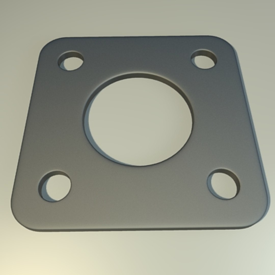 metal component 3d model