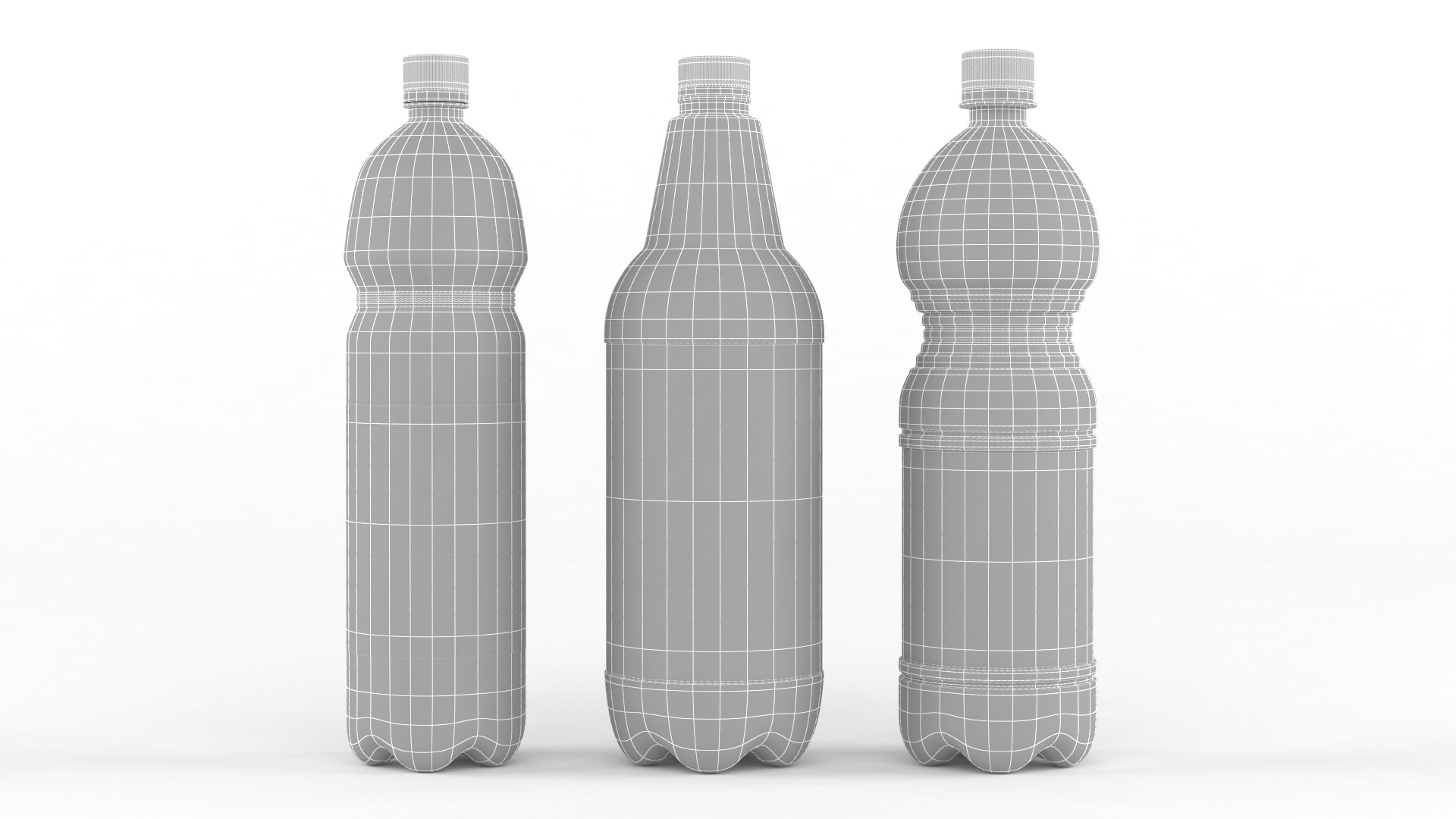 Plastic Bottles 3D - TurboSquid 2108069