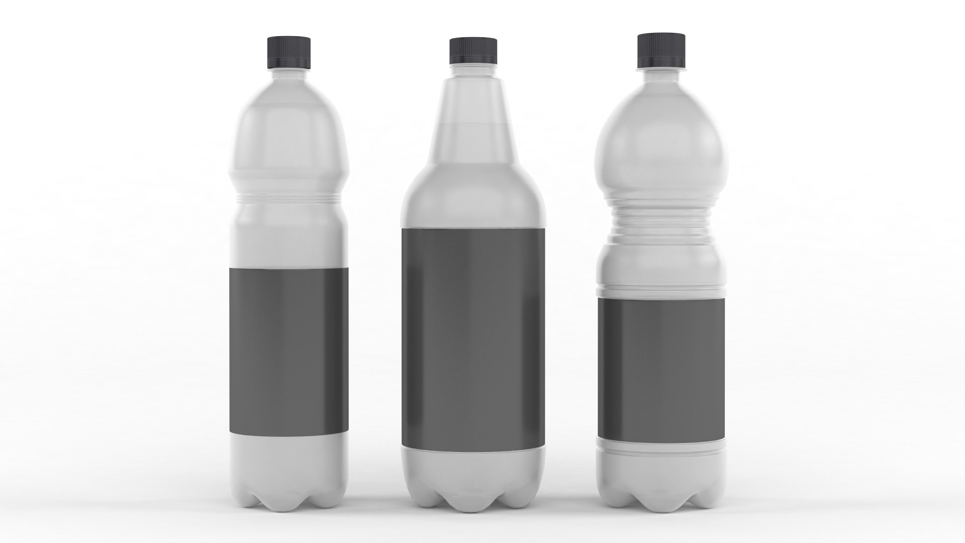 Plastic Bottles 3D - TurboSquid 2108069