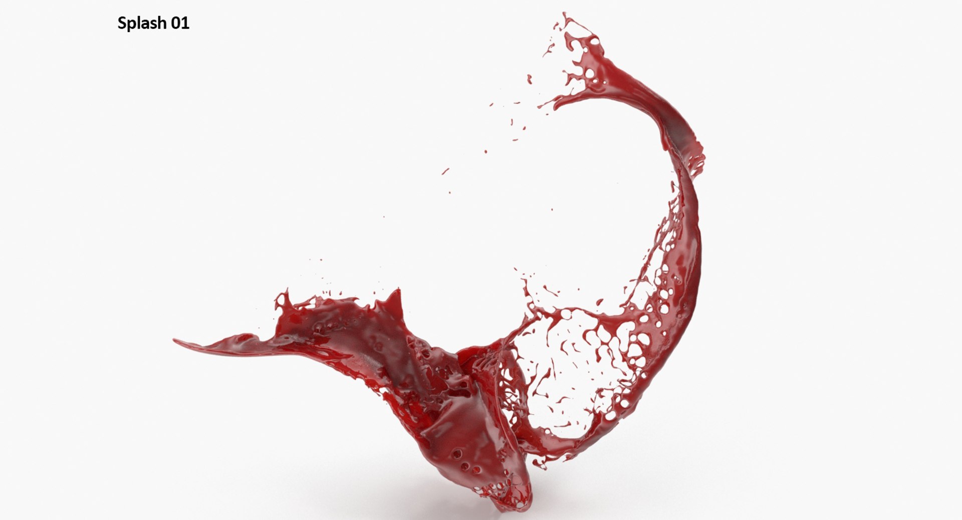 3D Blood Splash - TurboSquid 1213052