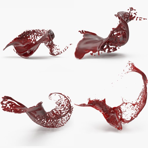 3D model blood splash - TurboSquid 1280031