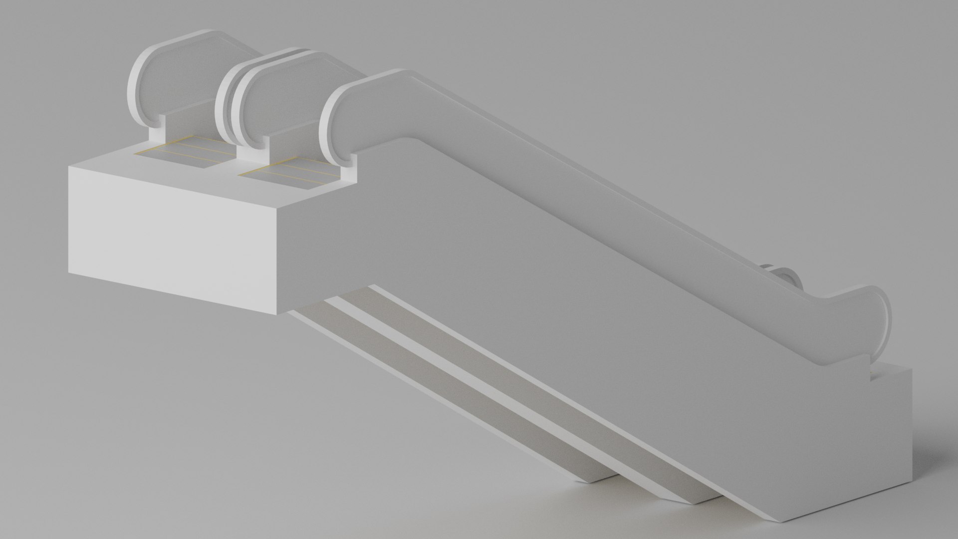 Cartoon Escalator 3D Model - TurboSquid 2170058