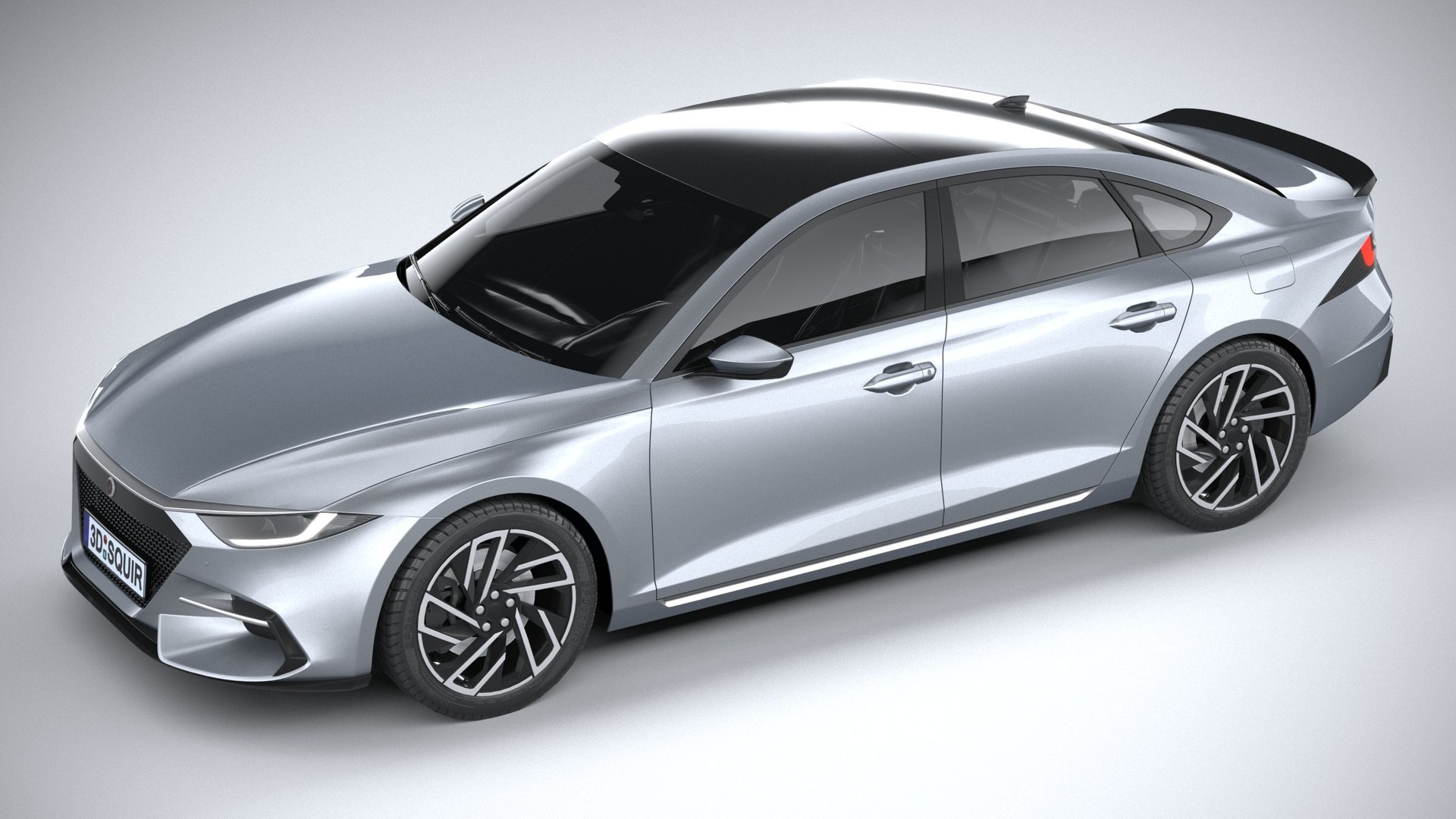 Generic Sedan V1 2022 LowPoly 3D Model - TurboSquid 2030706