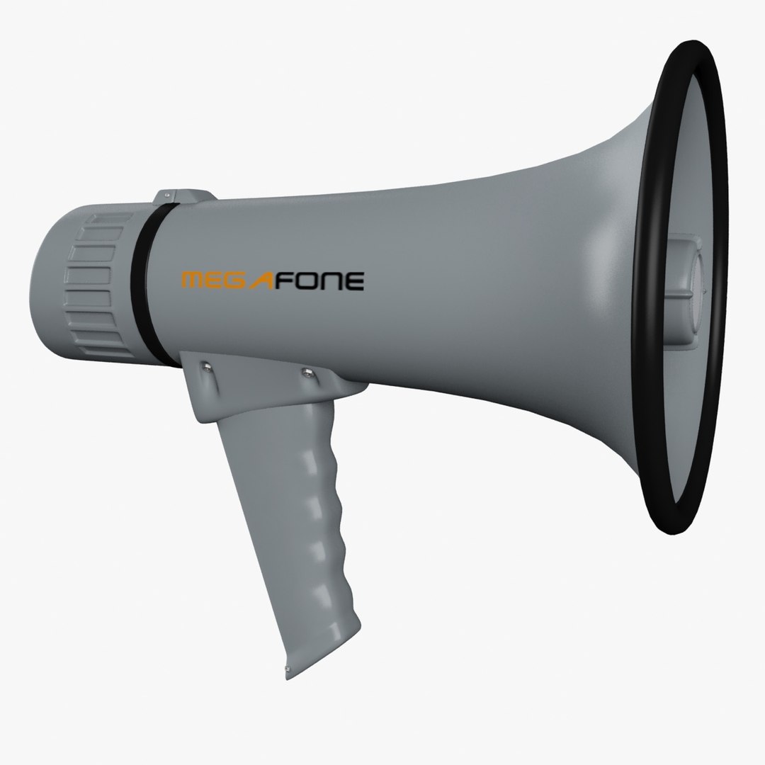 3ds max megaphone