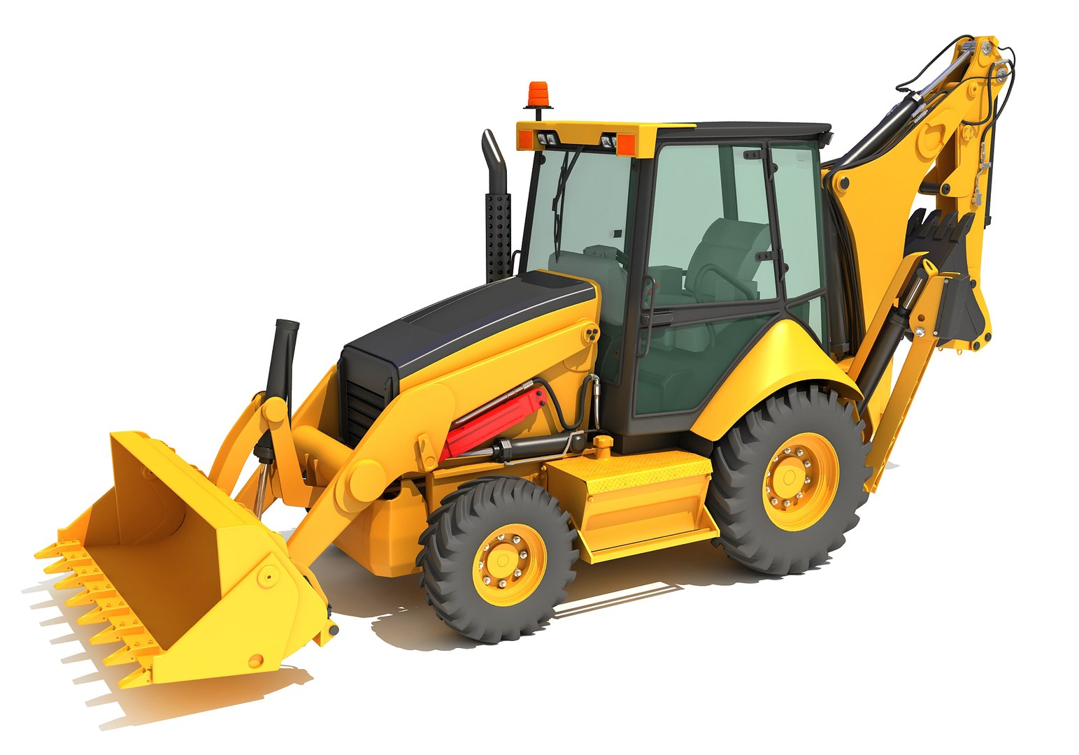 3D Backhoe Loader - TurboSquid 1399896