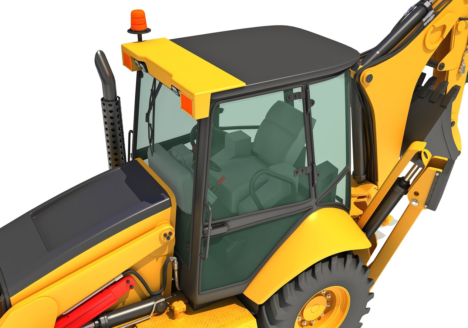 3D Backhoe Loader - TurboSquid 1399896