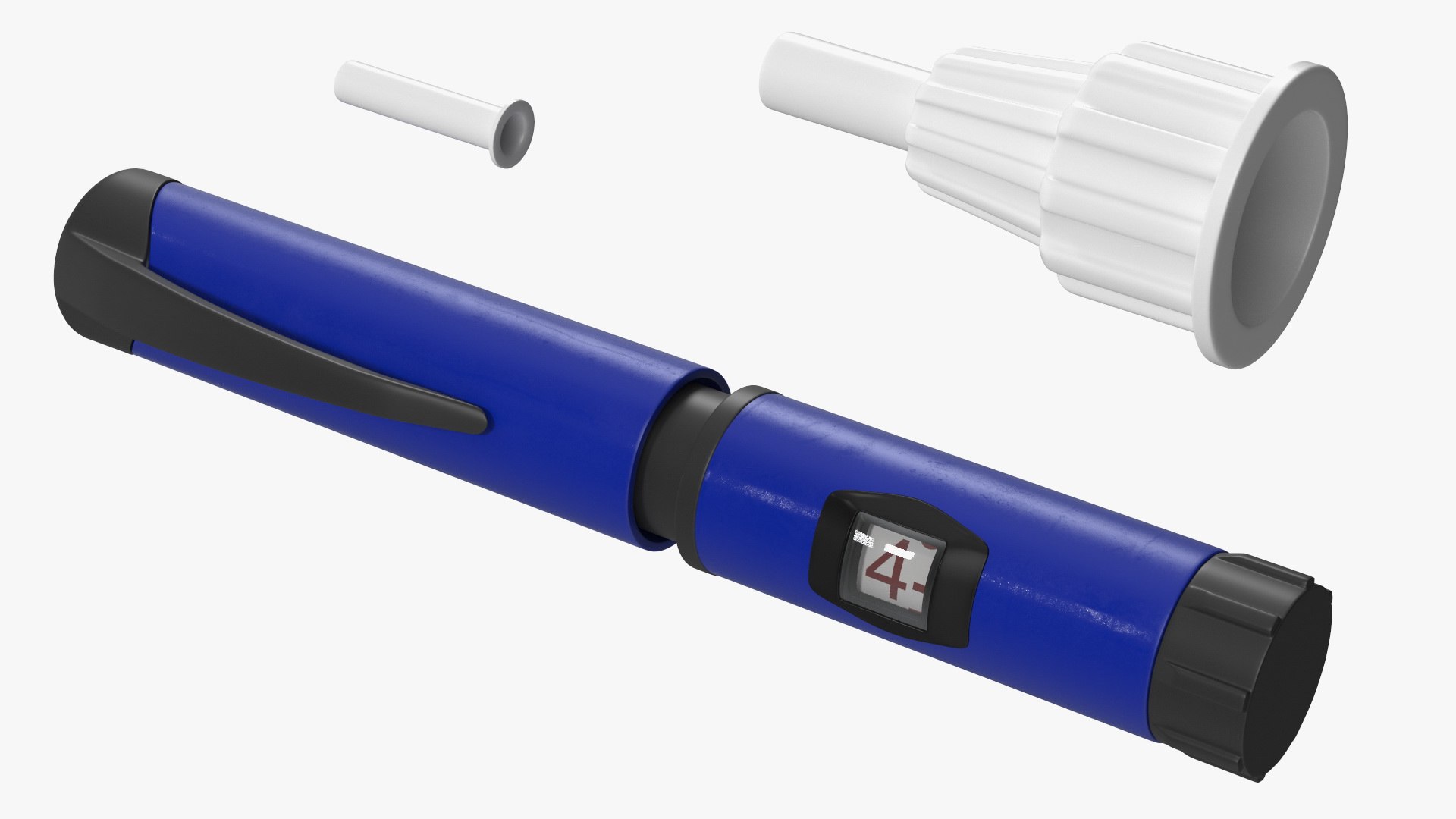 3D Model Smart Insulin Pen 250ml Blue - TurboSquid 2089600