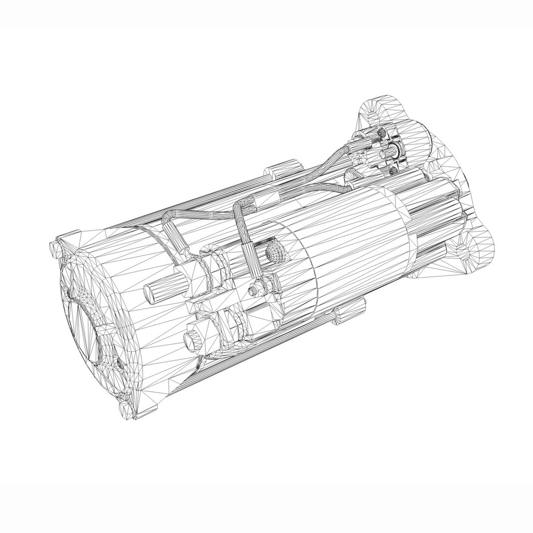 Starter Motor 3d Model