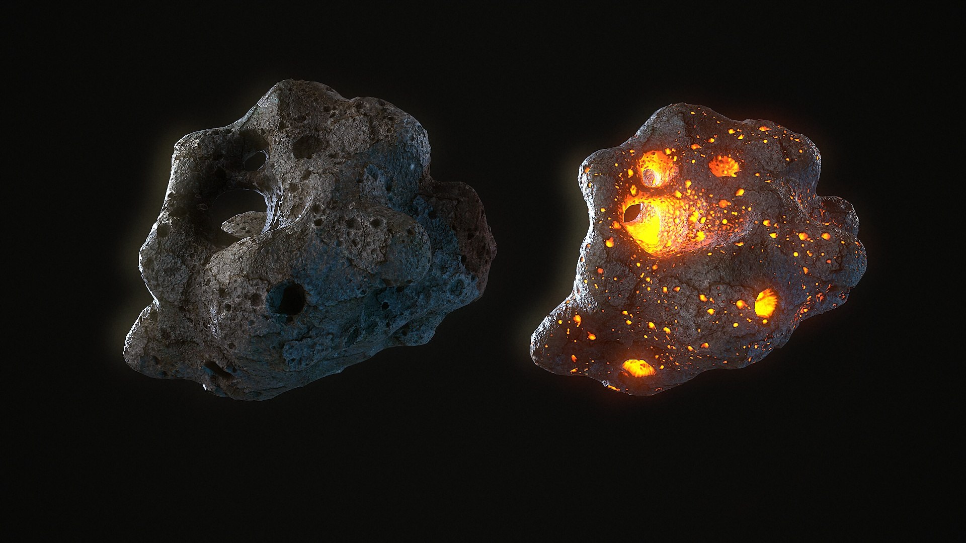 3D Realistic Asteroid 6 - TurboSquid 2294766