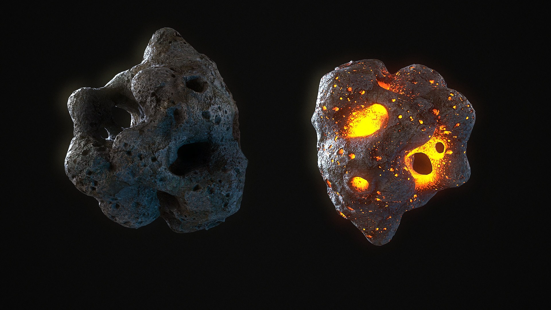 3D Realistic Asteroid 6 - TurboSquid 2294766