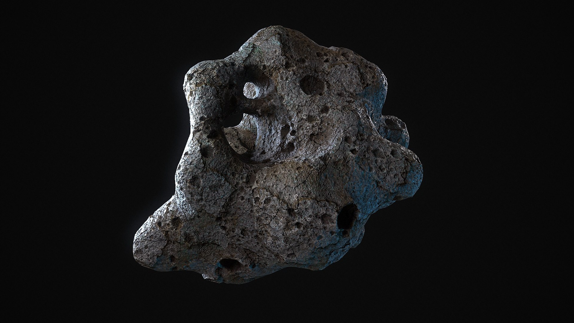 3D Realistic Asteroid 6 - TurboSquid 2294766
