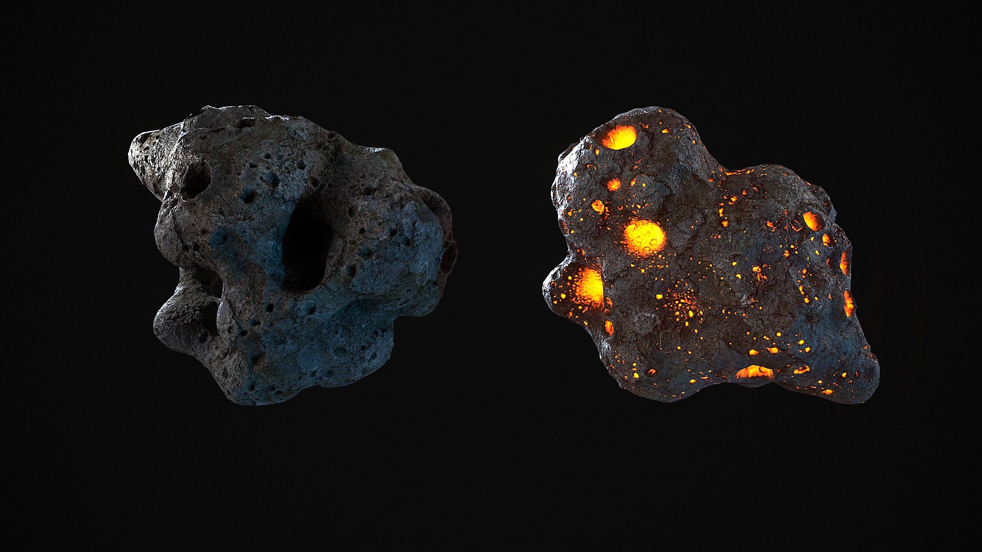 3D Realistic Asteroid 6 - TurboSquid 2294766