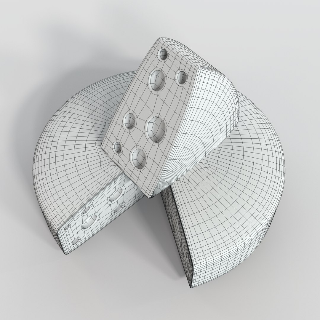 3D Cheese Model - TurboSquid 1553160