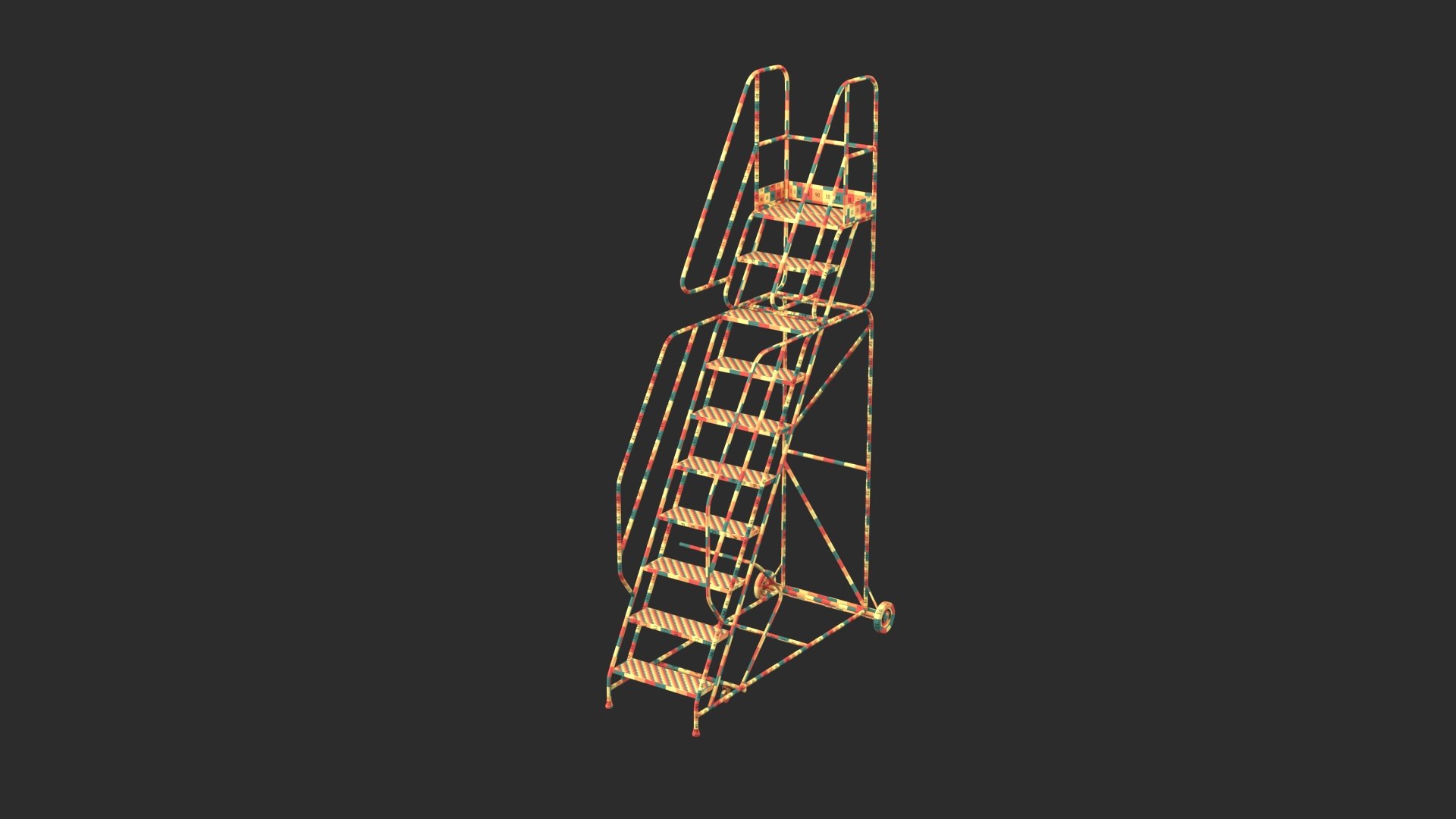 Warehouse Ladder 3D Model - TurboSquid 1998682