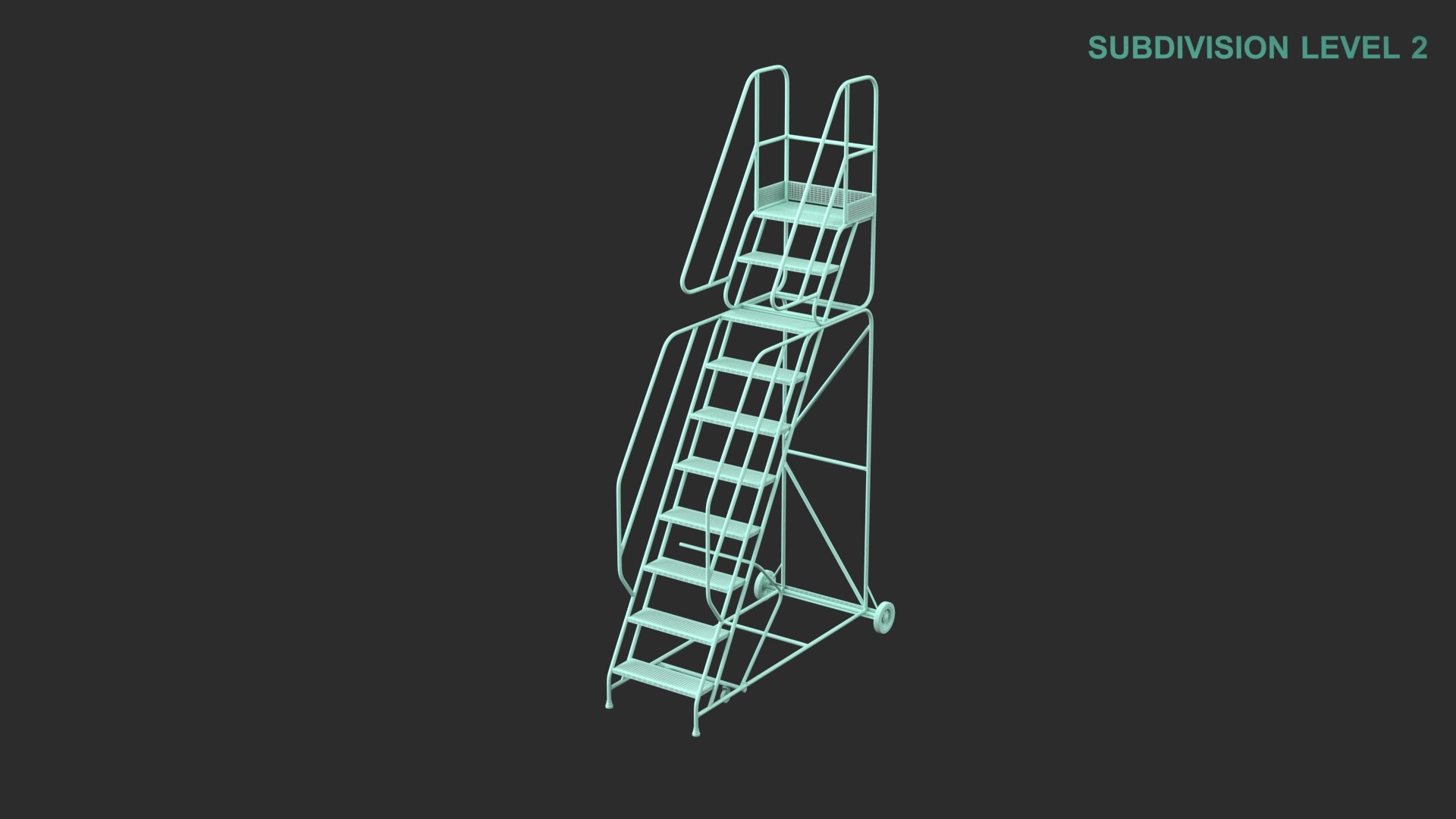 Warehouse Ladder 3D Model - TurboSquid 1998682