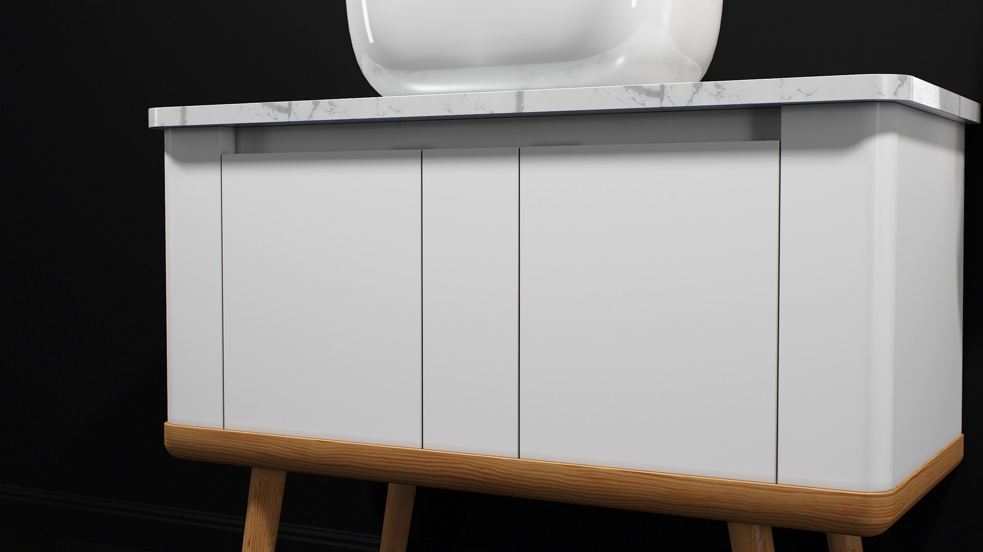 3D OVE Contrell 40 White - TurboSquid 1862756