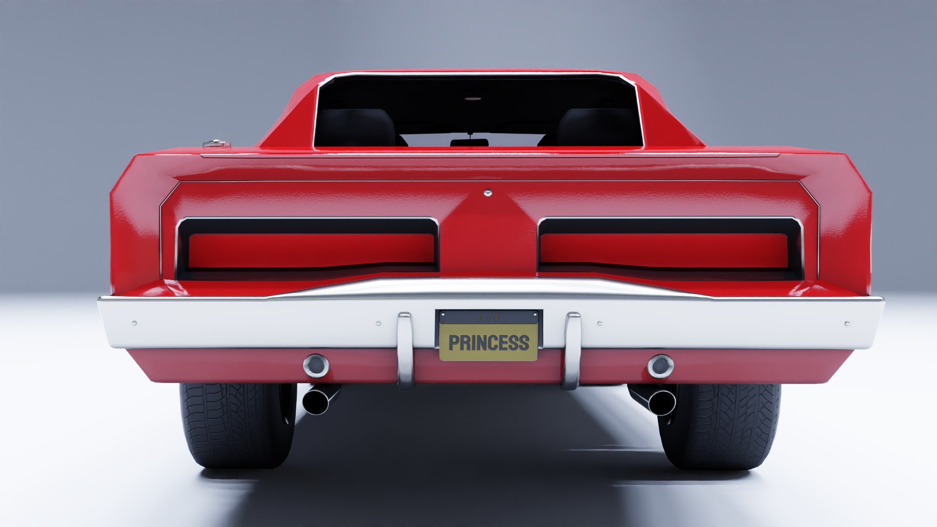 3D Model 1960s Muscle Car - Interior And Exterior - TurboSquid 2240060