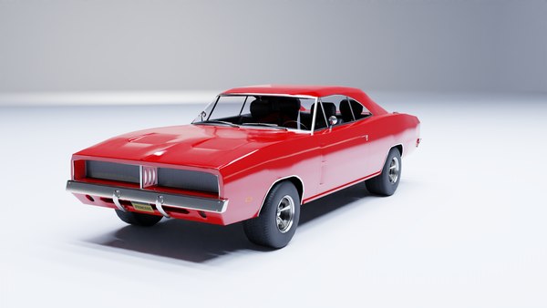 modelo 3d Muscle Car de los años 60: interior y exterior - TurboSquid ...