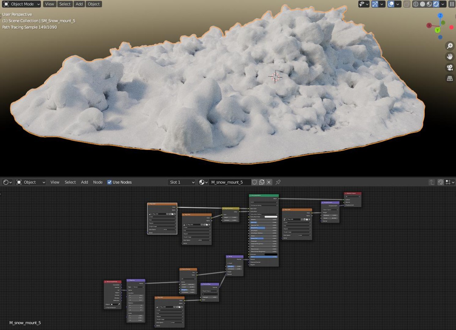 Ultra Realistic A Pile Of Snow 2021 3D Model - TurboSquid 1837177