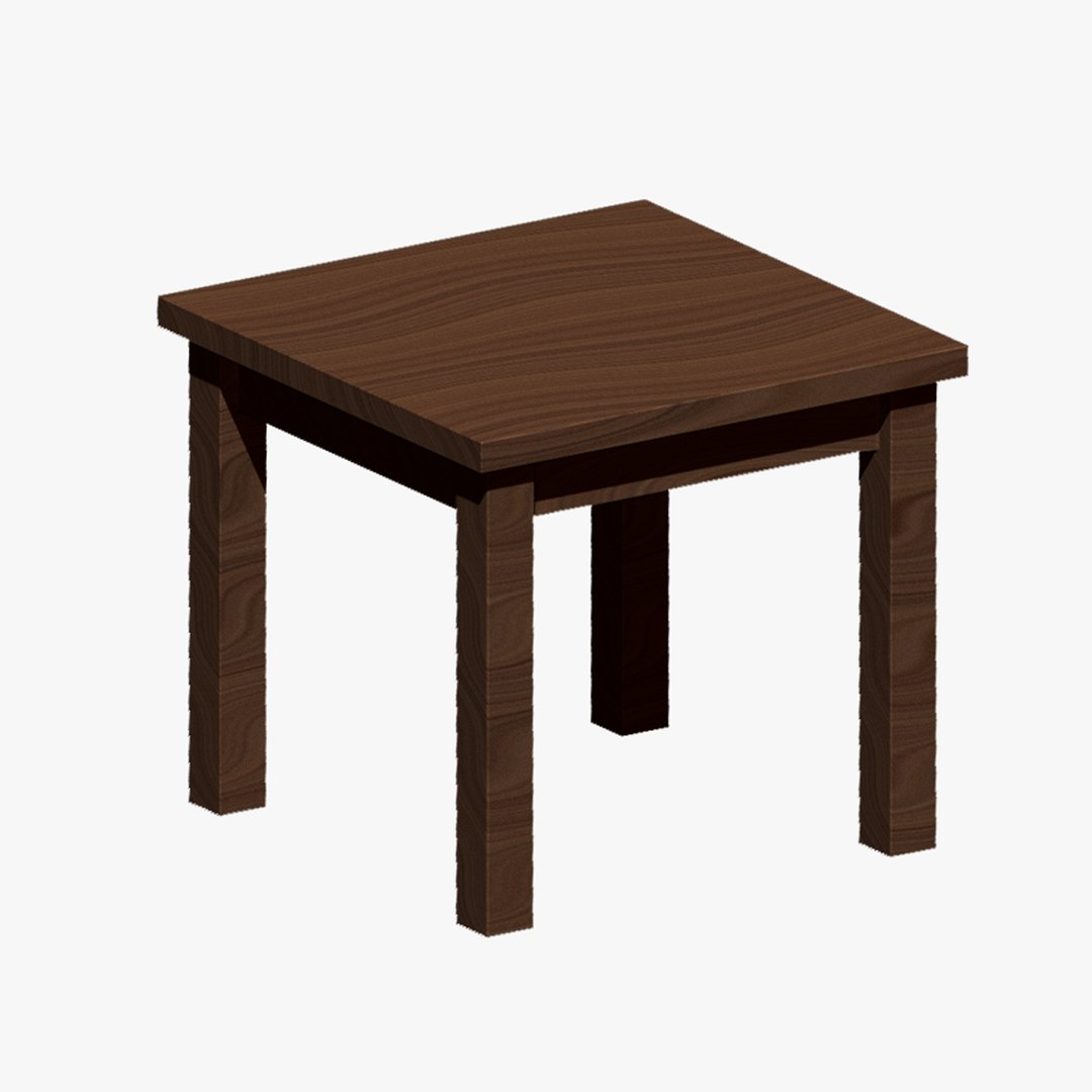 3D Square Desk 01 - TurboSquid 2087894