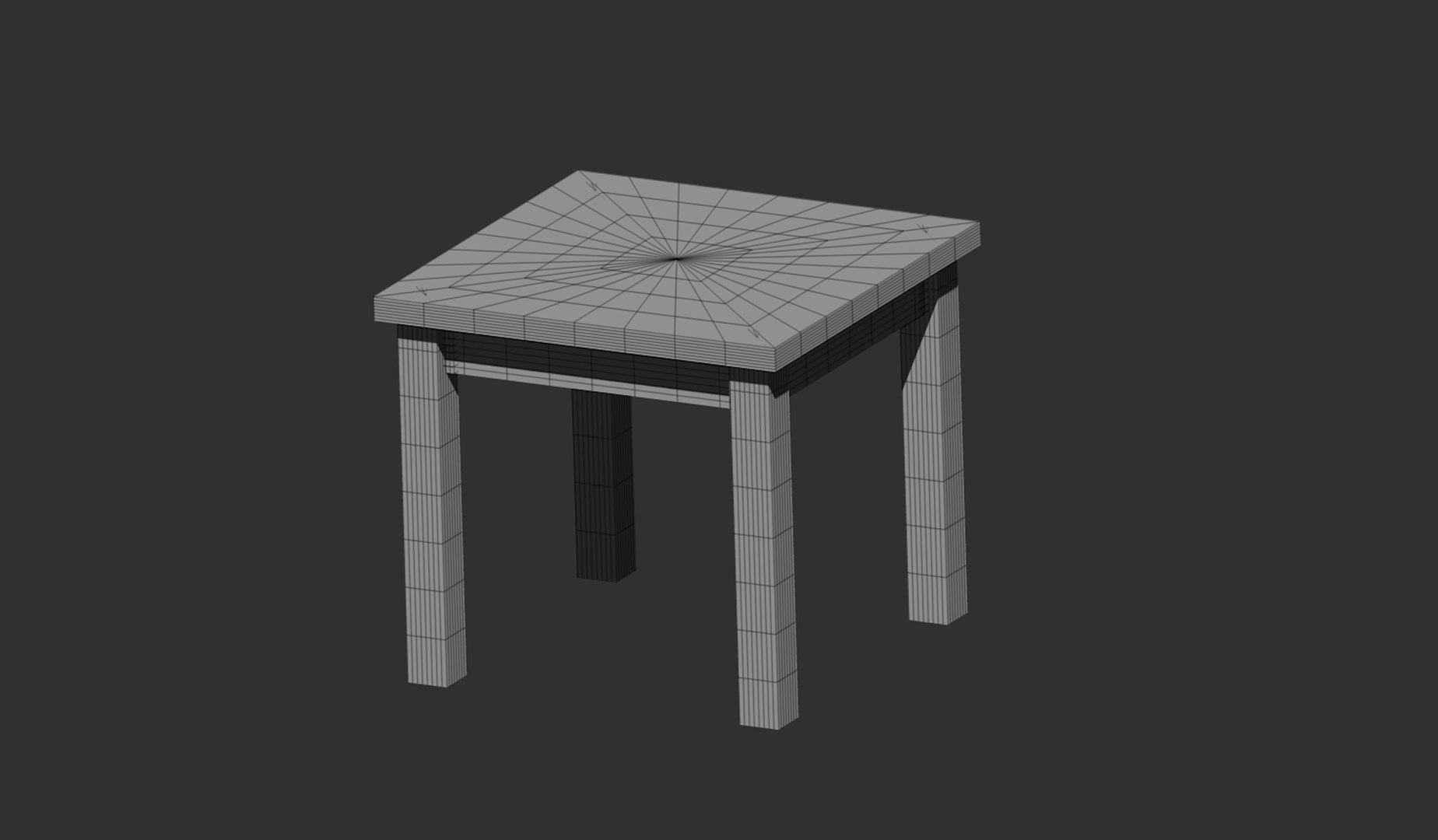3D Square Desk 01 - TurboSquid 2087894