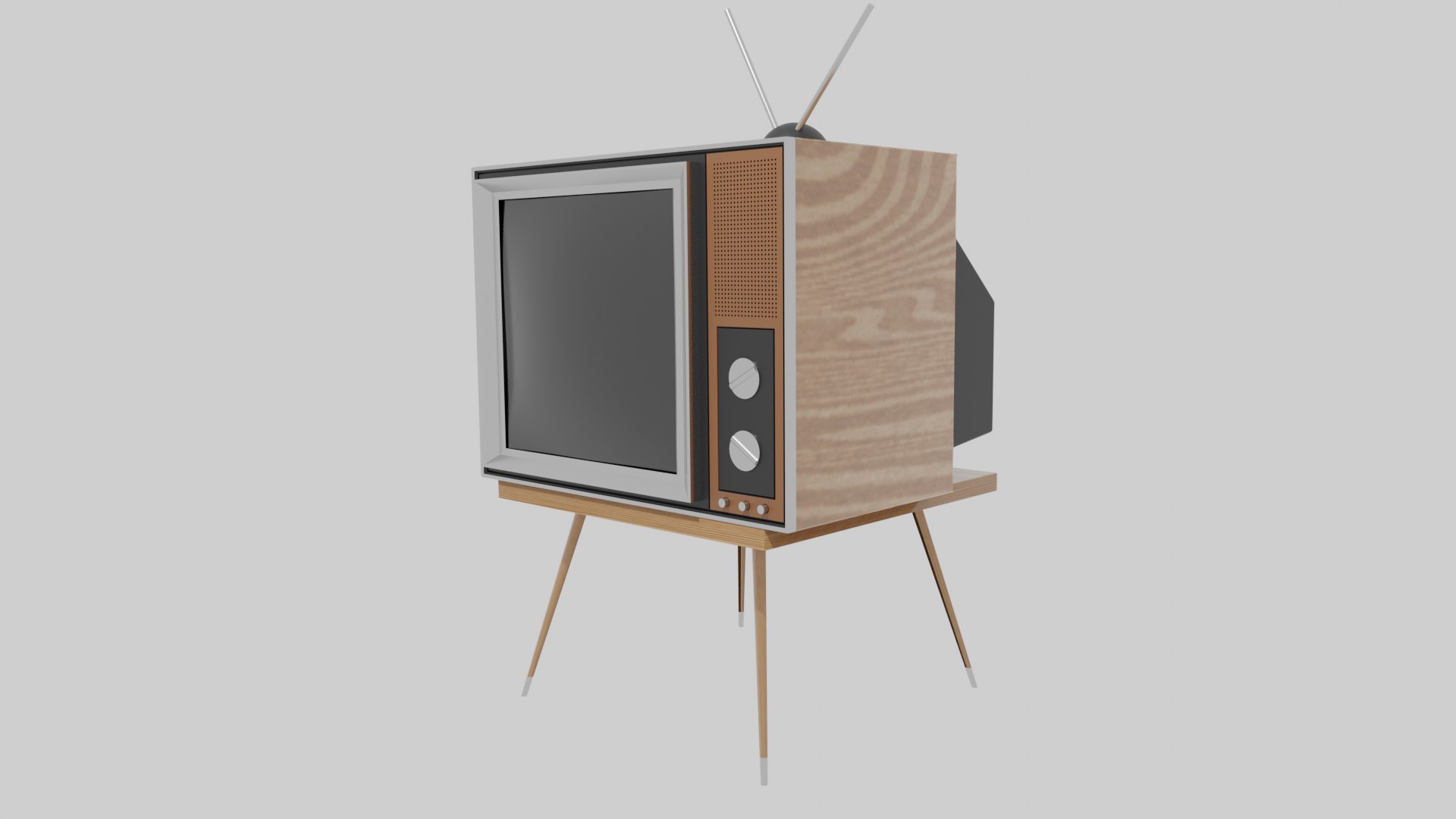 Old Retro Tv 3D Model - TurboSquid 1492581