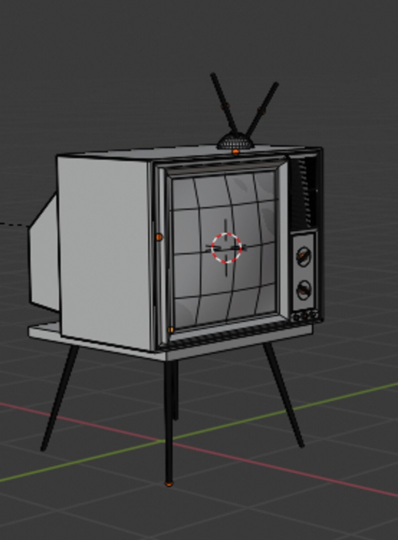 Old Retro Tv 3D Model - TurboSquid 1492581