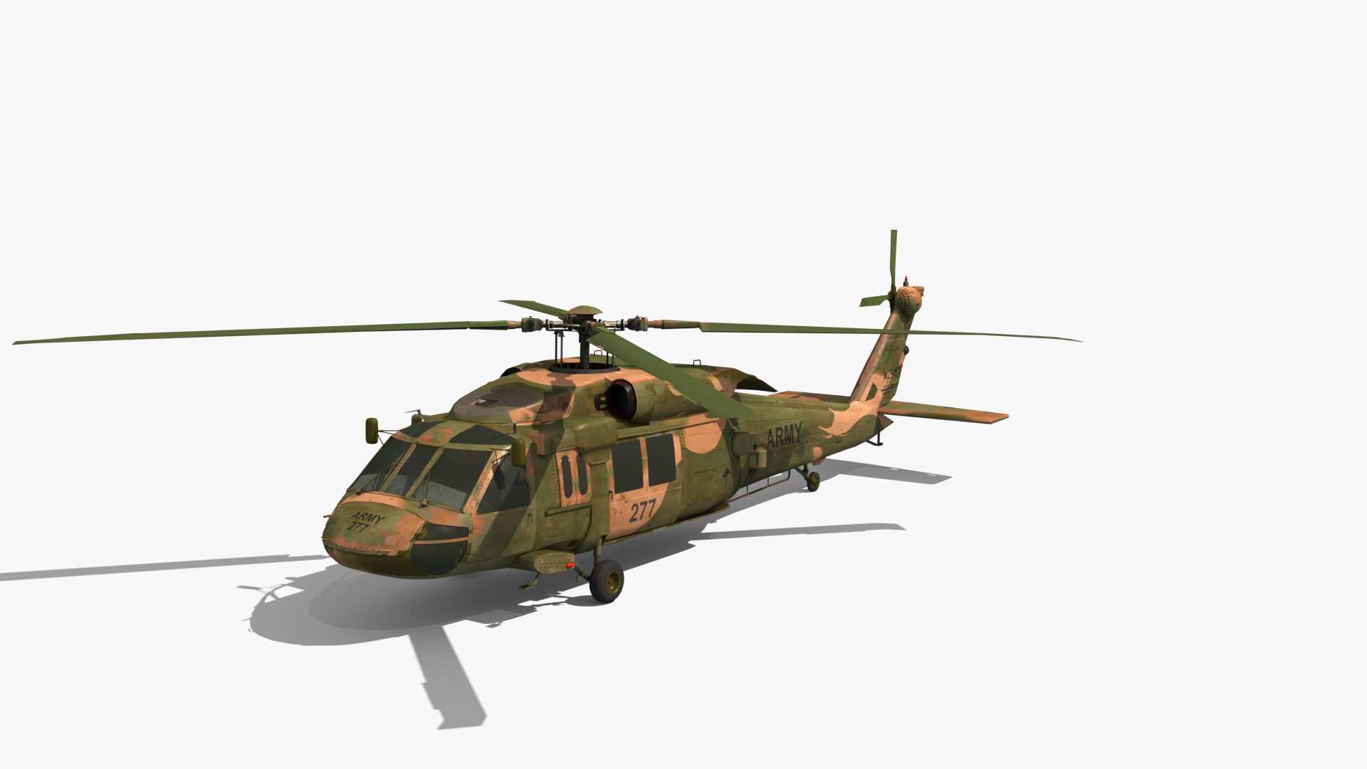 Black Hawk Helicopter ADF 3D Model - TurboSquid 1843800