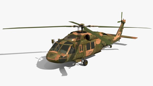 Black Hawk Helicopter ADF 3D model - TurboSquid 1843800