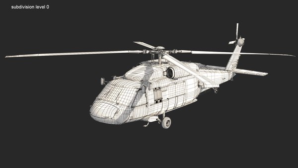 Black Hawk Helicopter ADF 3D model - TurboSquid 1843800