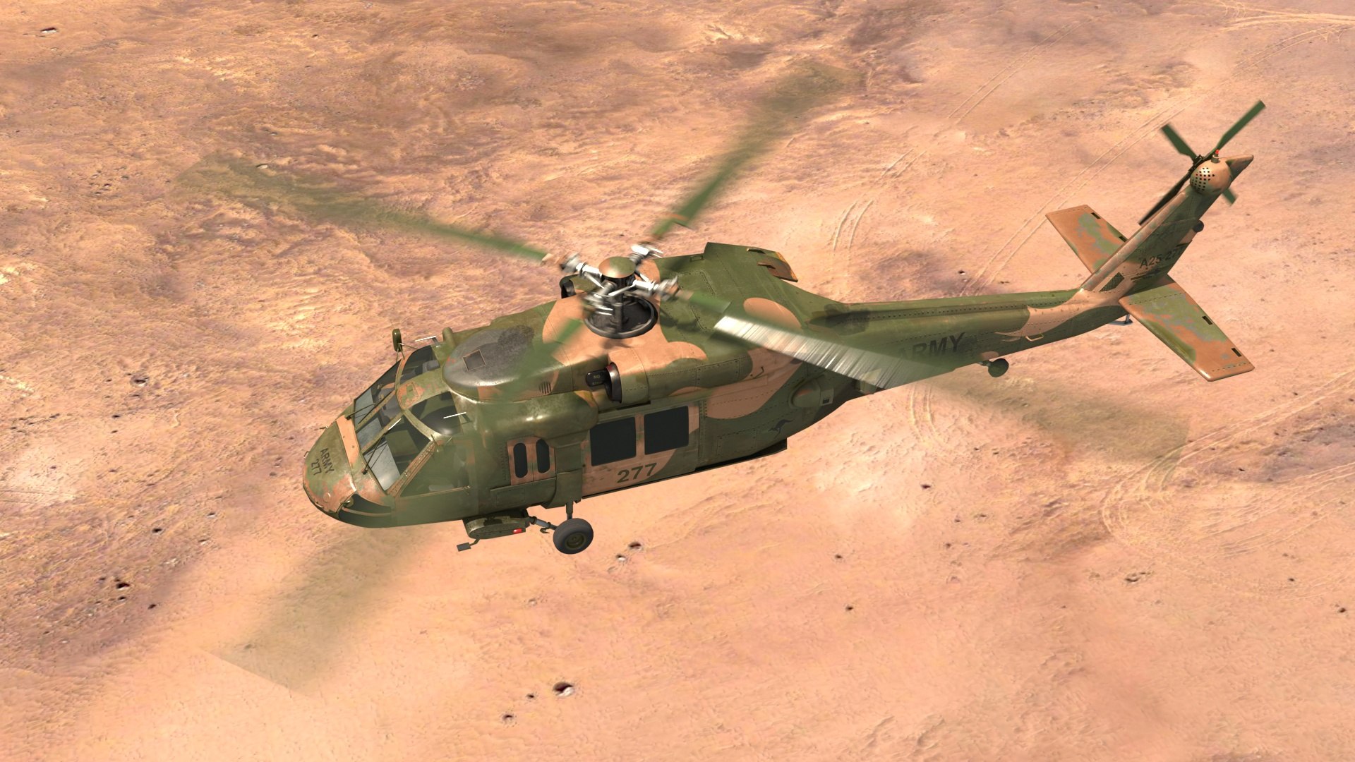 Black Hawk Helicopter ADF 3D Model - TurboSquid 1843800